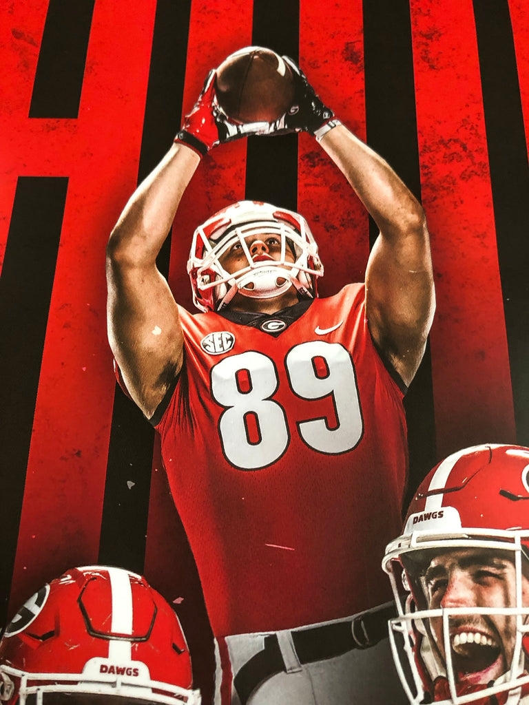 2019 Football Team Black Team Schedule Poster – Between The Hedges Shop