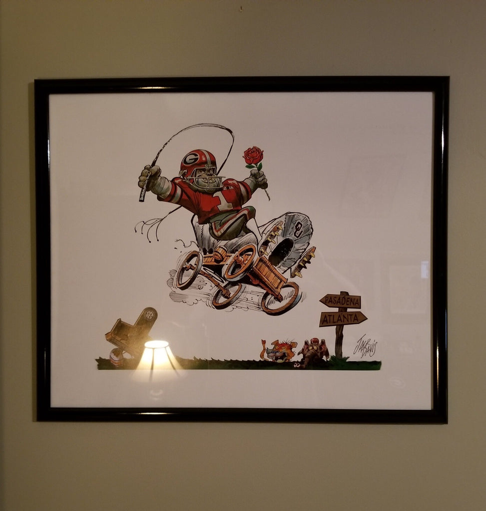 Jack Davis Commemorative Rose Bowl Championship Tribute – Between The ...